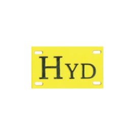 Fire Hydrant Marker Plate 200mm x 120mm | McMahons