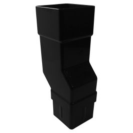 Freeflow Square Downpipe Mini Offset Black | McMahons