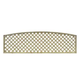 Orra Convex Lattice Panel Top Trellis 1830x300mm | McMahons