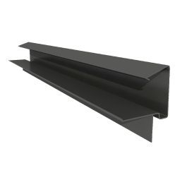 PVC Roof Tile Edge / Gable Trim 3m - Black
