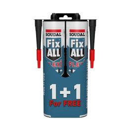 Fix All Flexi Sealant & Adhesive Clear Twin Pack | McMahons
