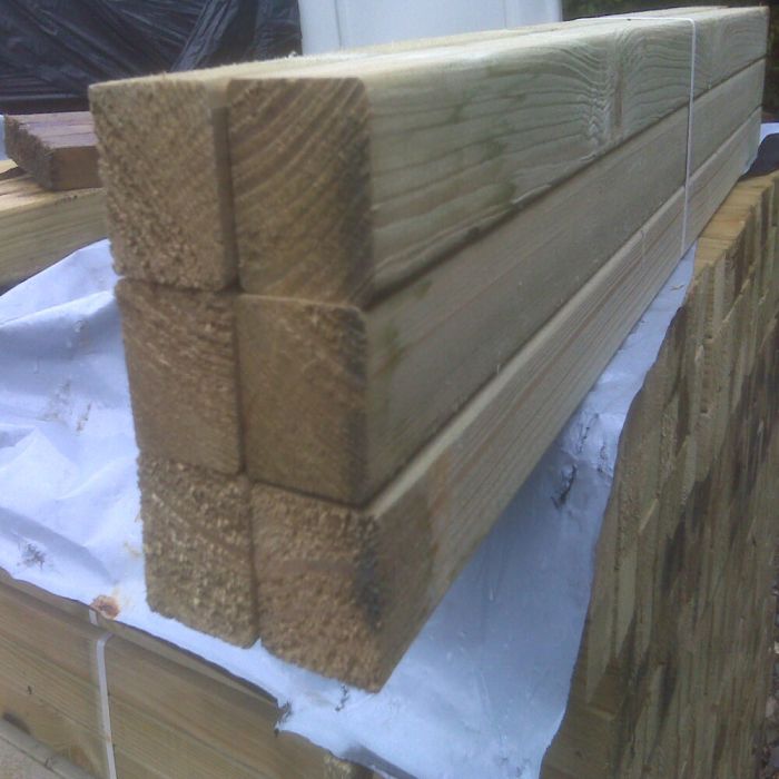 40 x 40 x 900mm Spindle Treated (Green)