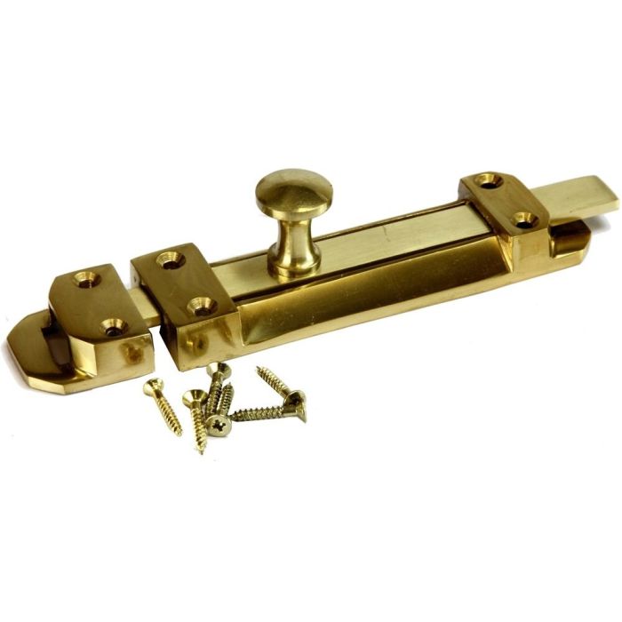 Slide Bolt 100mm Brass | McMahons