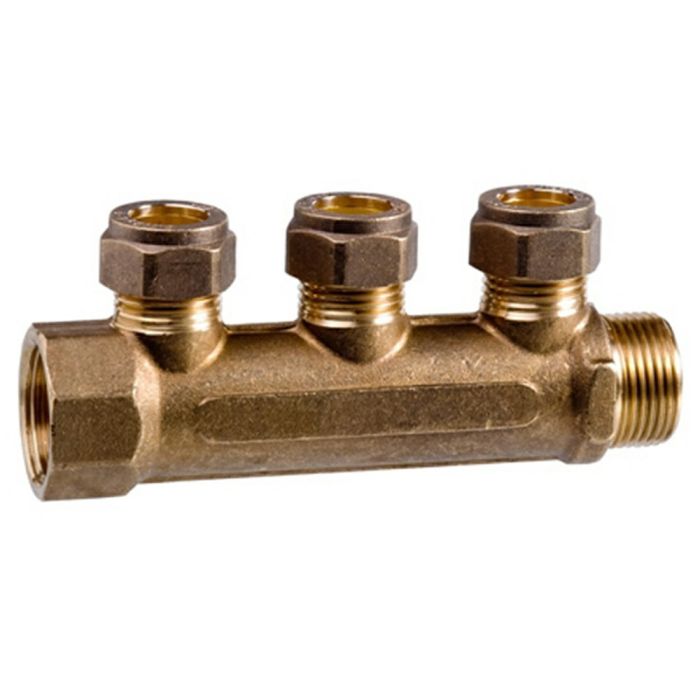 Manifold 3 Port 3/4"x 1/2"