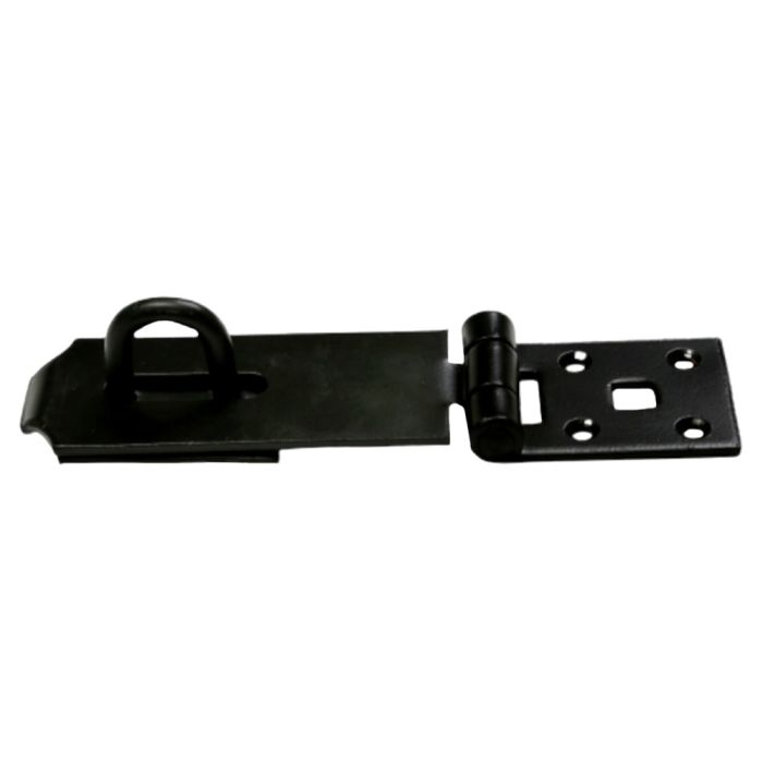 Hasp & Staple 150mm Heavy Duty Black
