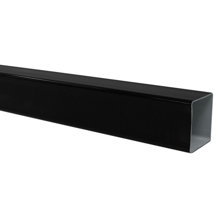 Freeflow Square Downpipe 65mm 4m Black | McMahons