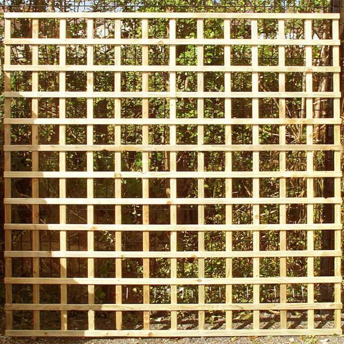 Square Green Trellis Panel 1800 x 1800mm Treated (6x6)