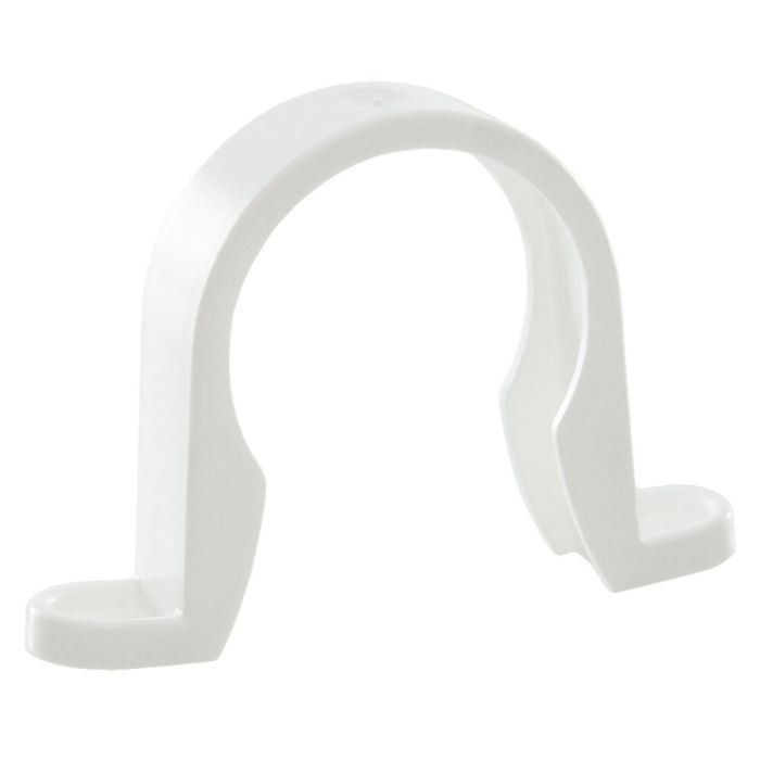 Waste Pipe Clip 50mm White