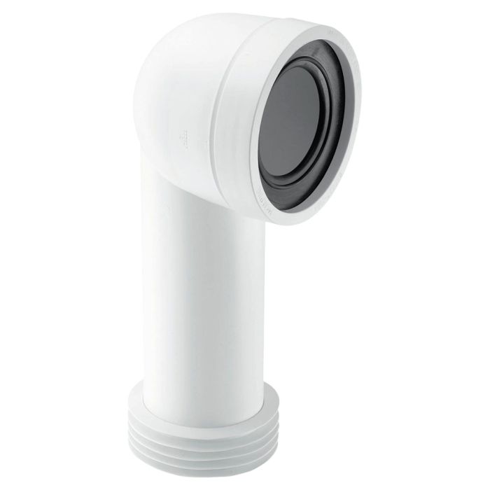 Mcalpine 90° Bend Adjustable Rigid WC Connector | Underground Drainage ...