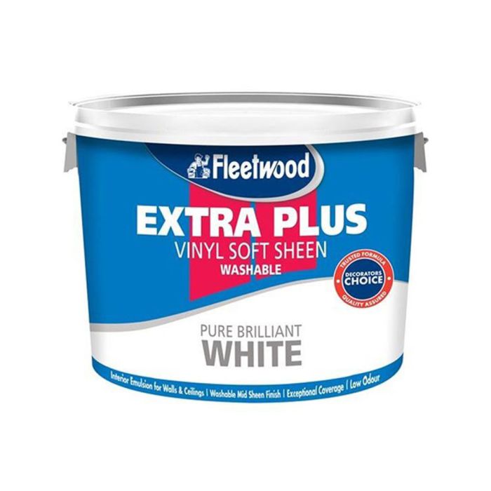 Fleetwood Extra Soft Sheen Paint 10L White | McMahons