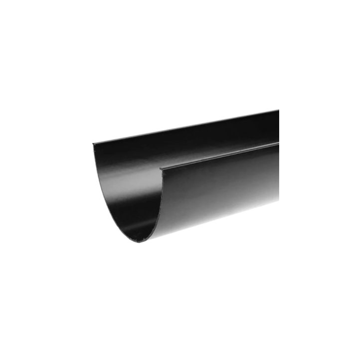 Gutter Half Round 4m - Black | McMahons