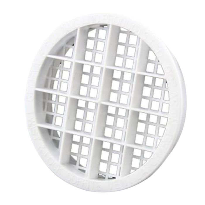 Soffit Vent Twist & Lock Round 70mm - White