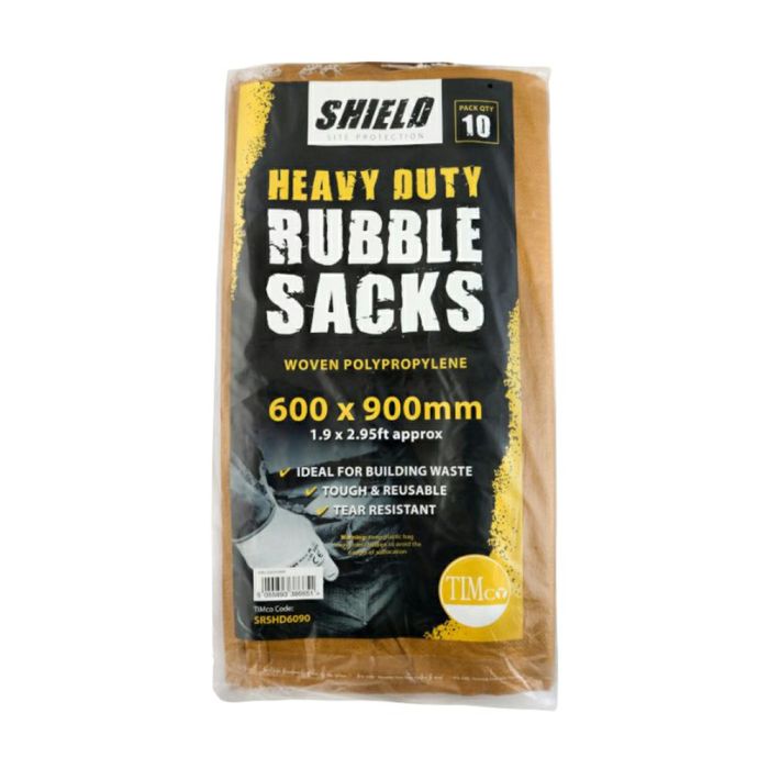 Heavy Duty Woven Rubble Sack 600x900mm 5 pack