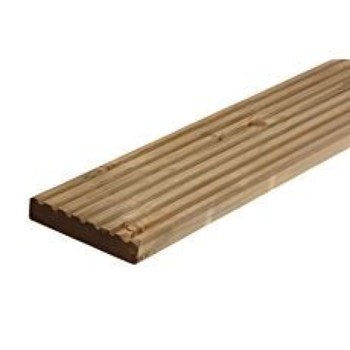 Baltic Redwood Deck Board Treated Green 4.8M | McMahons