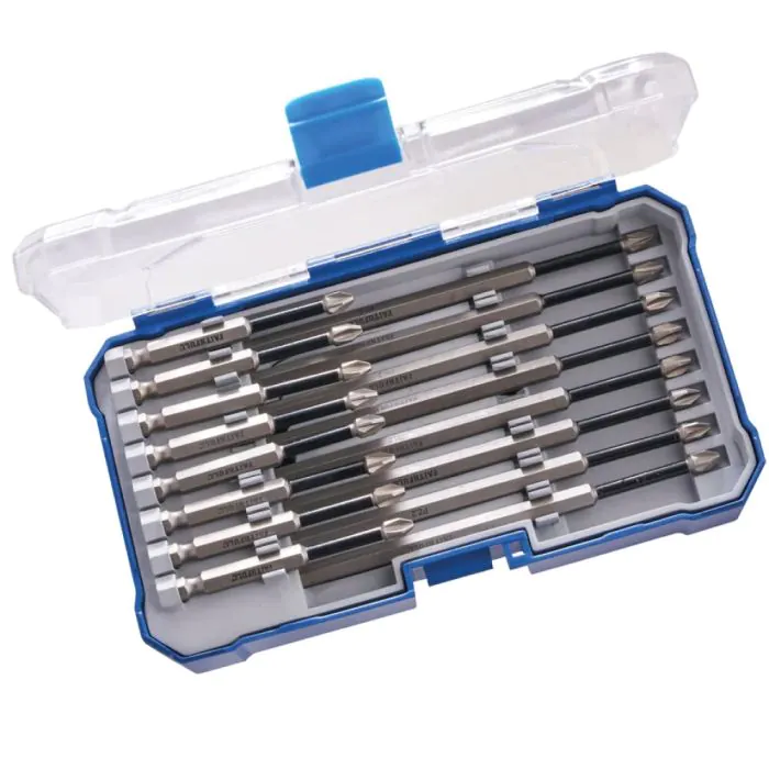 Faithfull Long Series Impact Driver Bit Set | McMahons